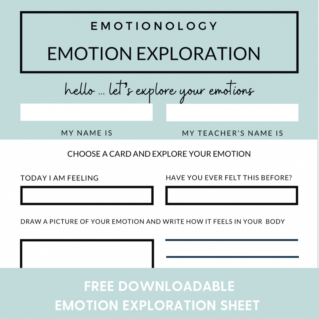 FREE DOWNLOADABLE EMOTION EXPLORATION – EMOTIONOLOGY
